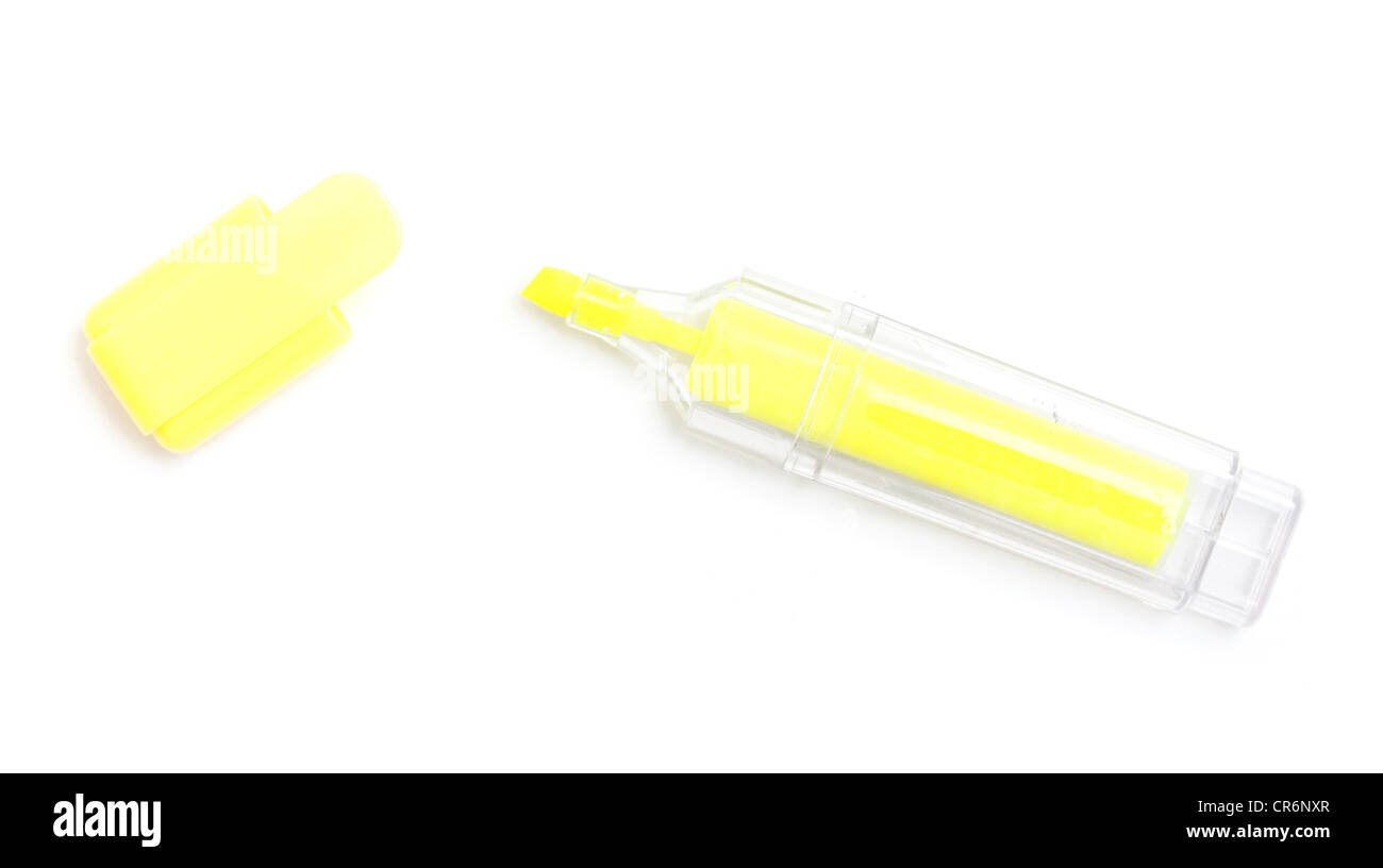Highlighter marker pen Cut Out Stock Images & Pictures - Alamy