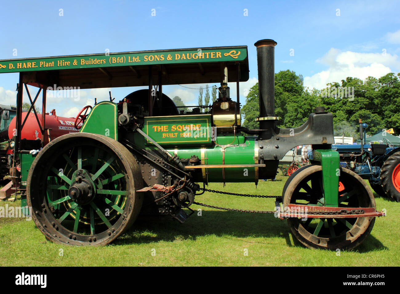 Steam Traction Engine Road Roller Locomotive Transport Vintage Classic ...