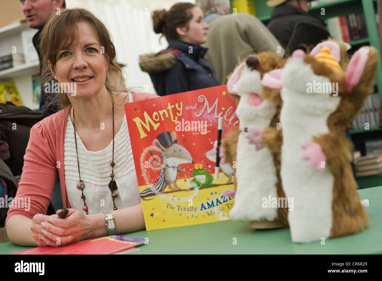 Tracey Corderoy, children's book author pictured at The Telegraph Hay ...
