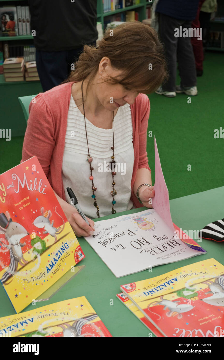 Tracey Corderoy, children's book author pictured book signing at The ...
