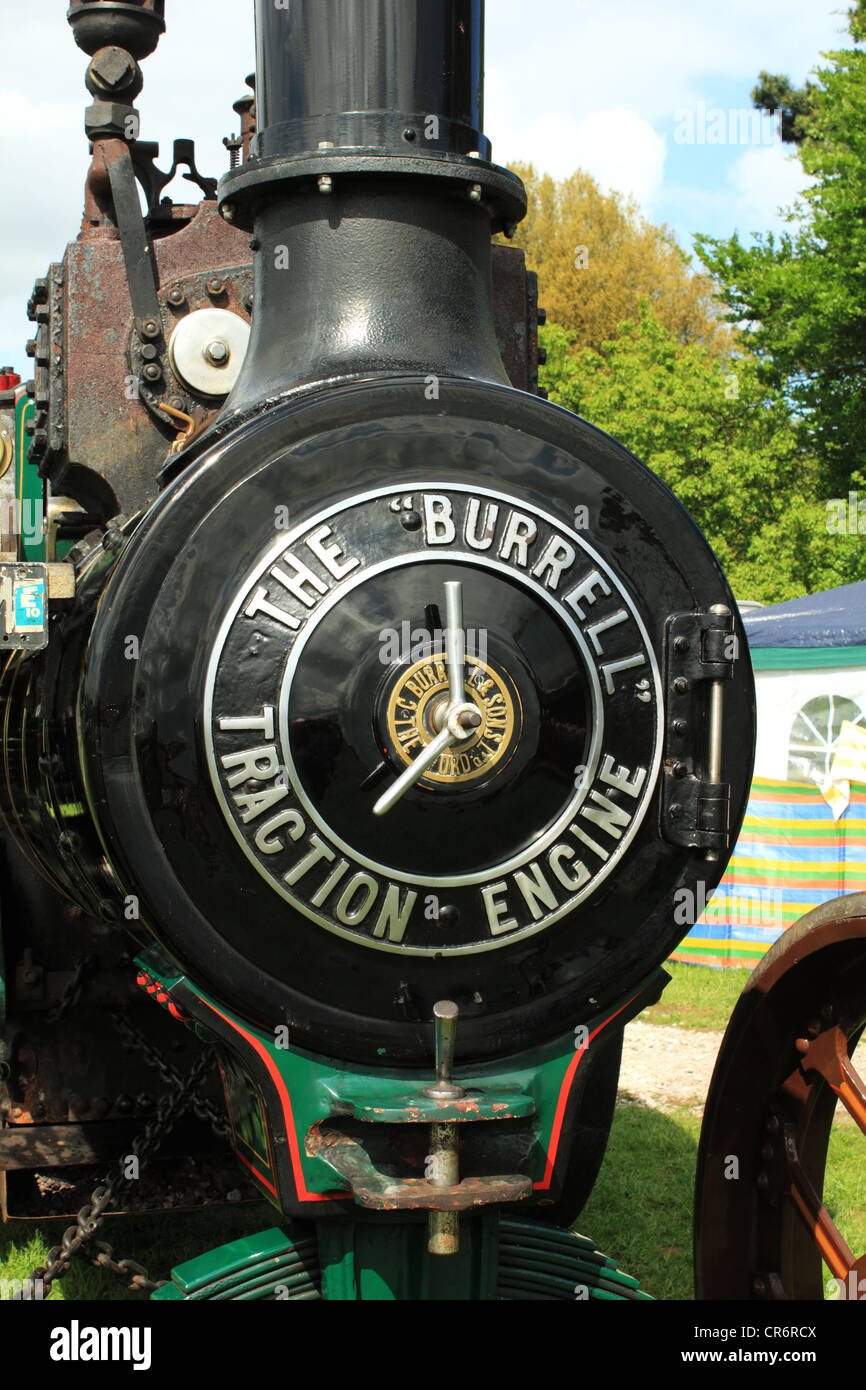 View of Charles Burrell Steam Traction Engine Stock Photo - Alamy