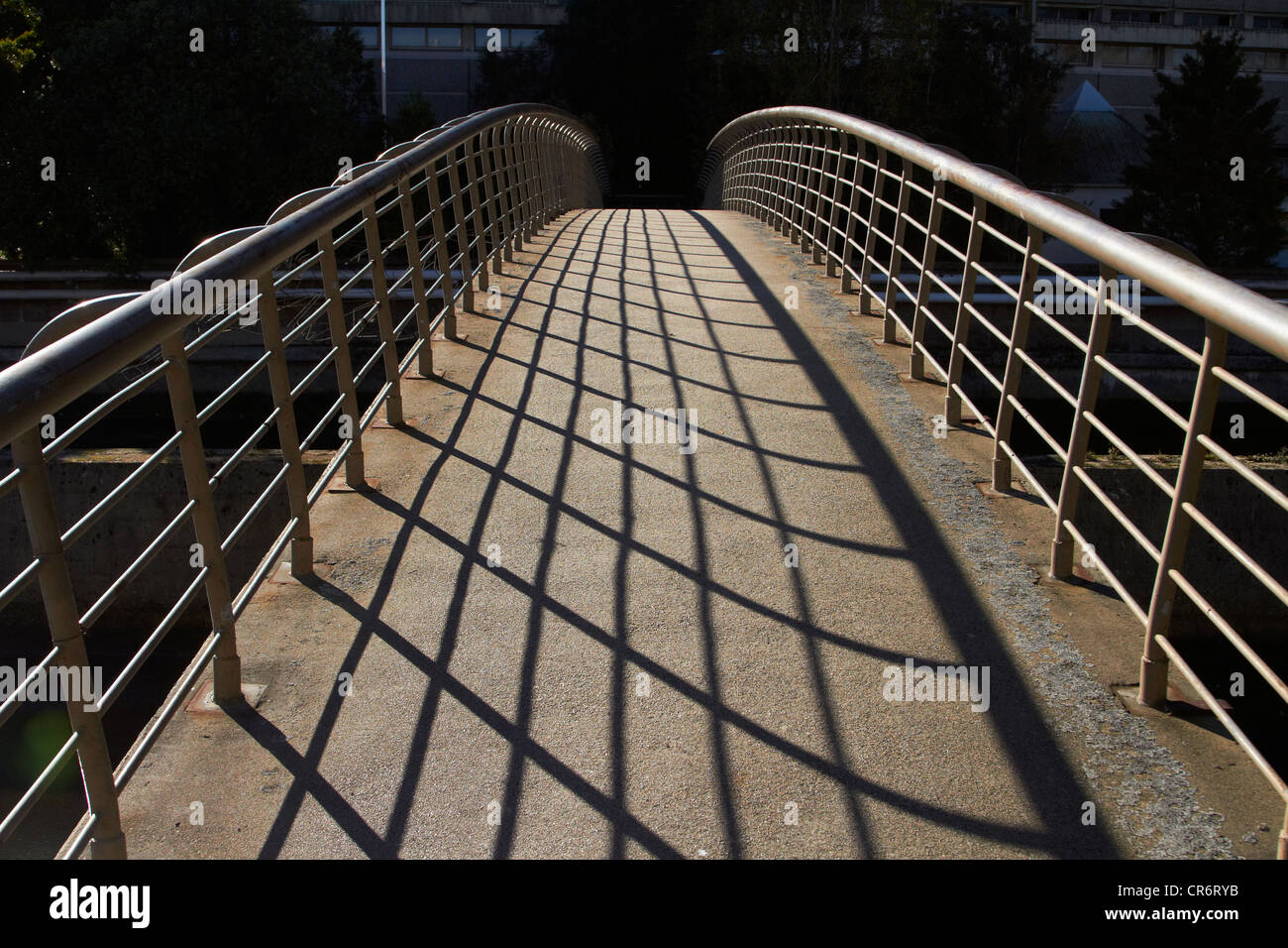Footbridge over Water of Leith, University of Otago, Dunedin, South ...