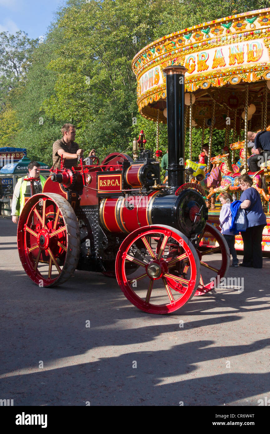 Steam traction engine Stock Photo - Alamy