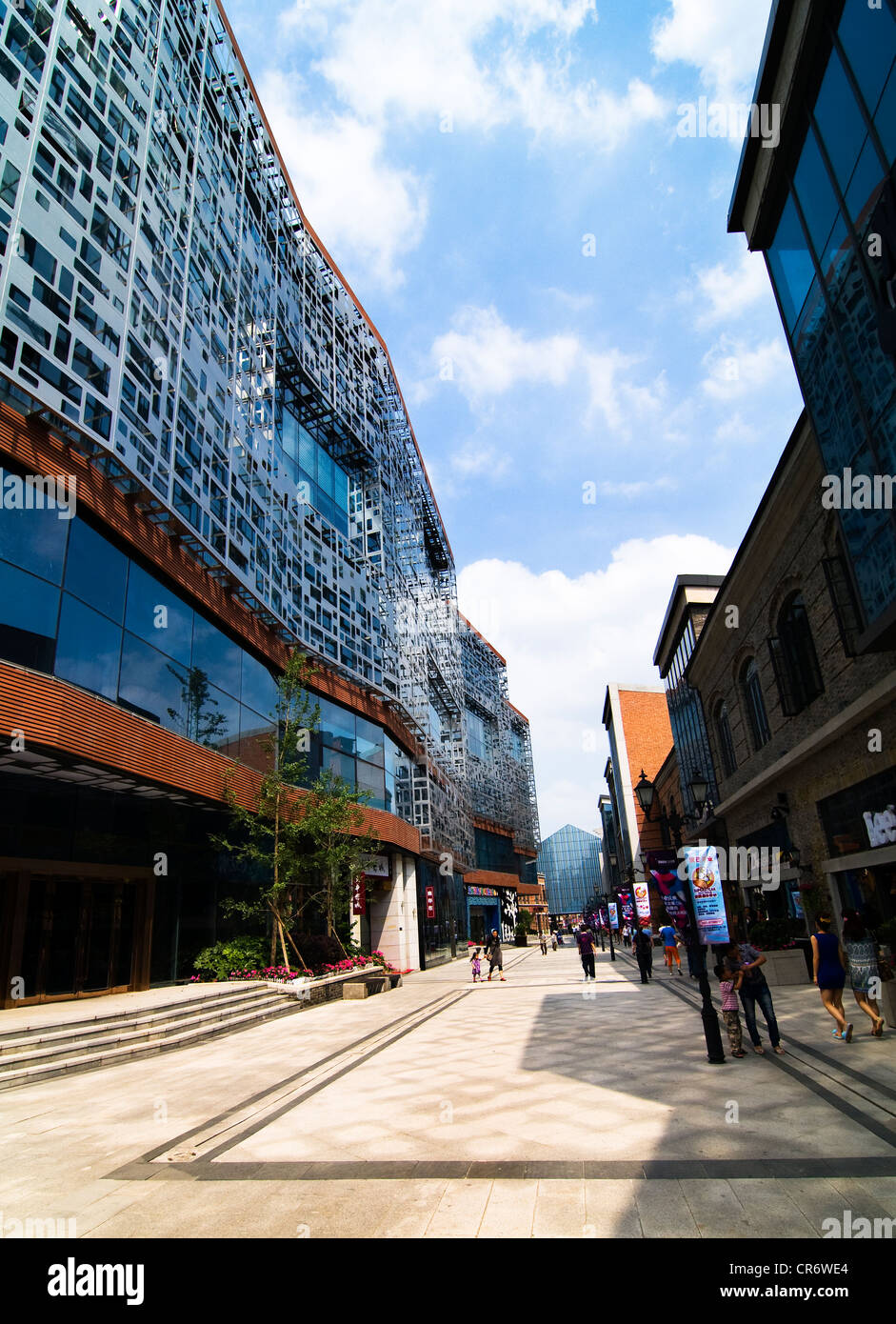 Han street is Wuhan's newest shopping center Stock Photo - Alamy