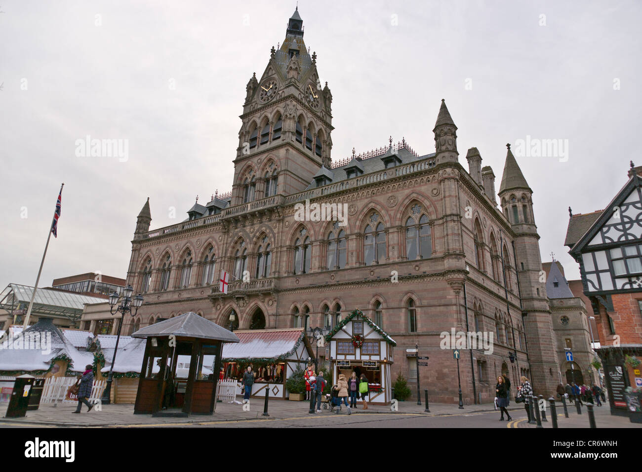 Chester is a city in Cheshire, England. Lying on the River Dee Stock ...