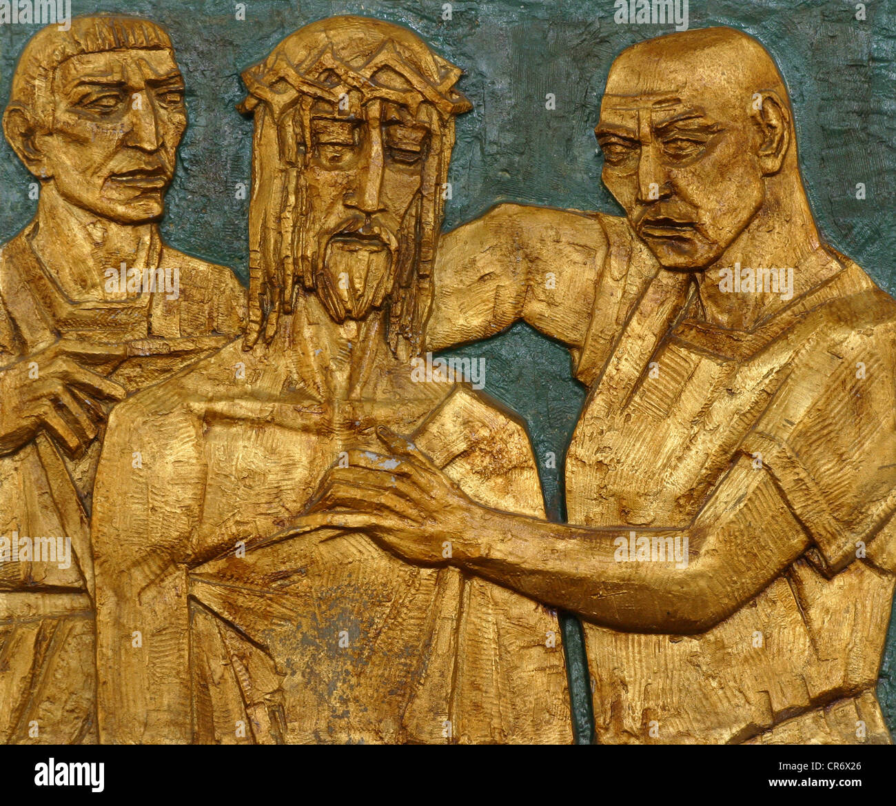 Jesus christ stripped of his garments hi-res stock photography and ...