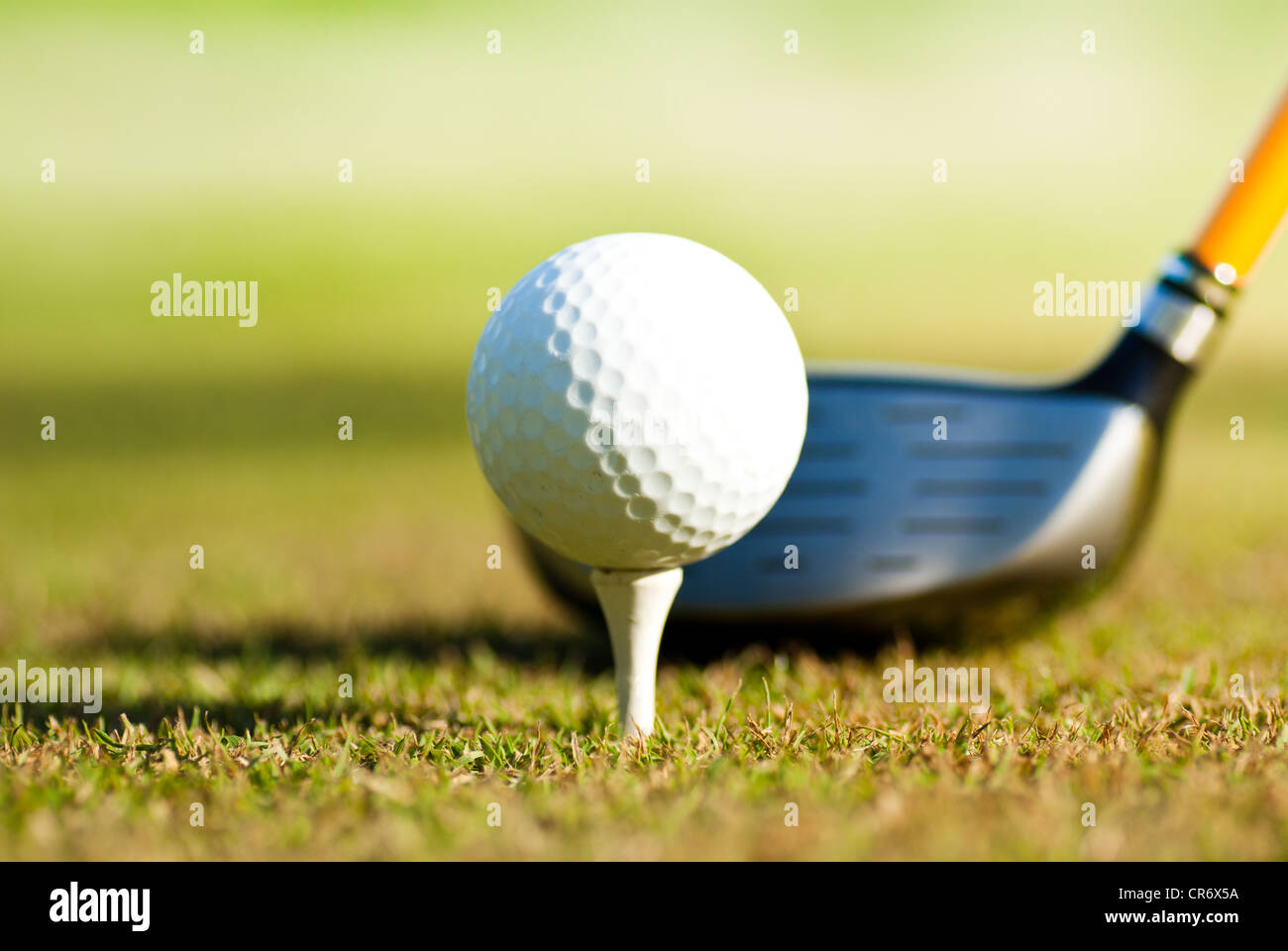 teeing of the ball Stock Photo - Alamy
