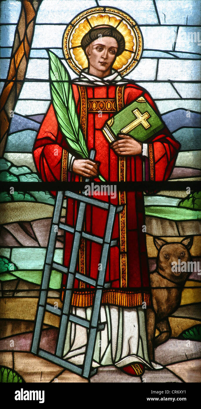Saint Lawrence of Rome Stock Photo - Alamy