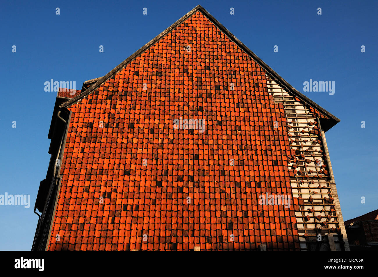 Old exterior tiles hi-res stock photography and images - Alamy