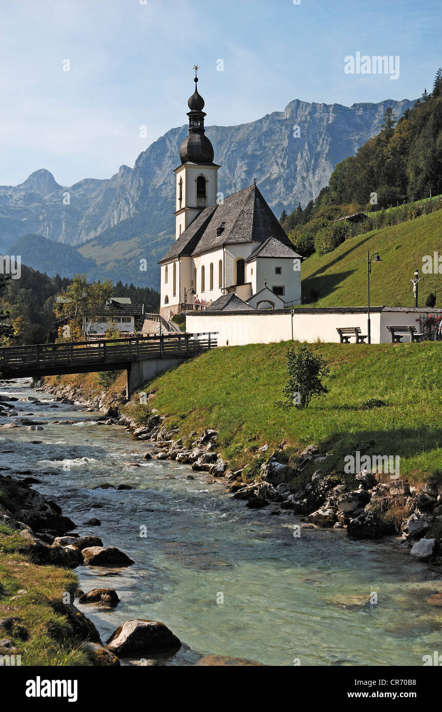 Pfarrkirche Sankt Sebastian or St. Sebastian parish church, with ...