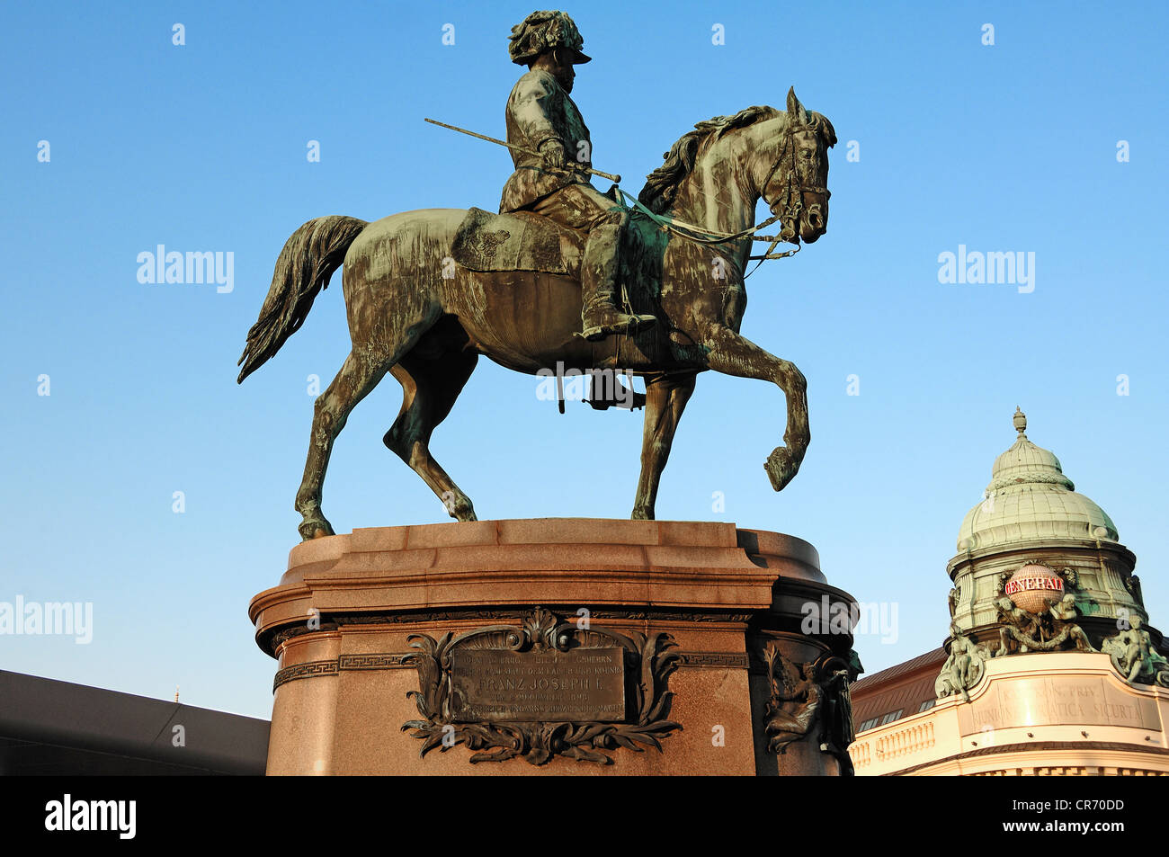 Equestrian statue of Field Marshal Archduke Albrecht, 1817-1895 ...