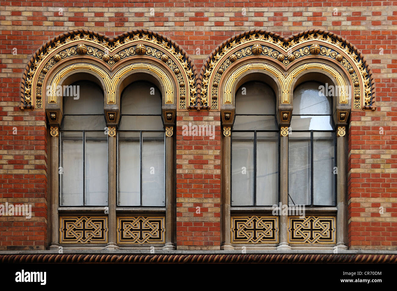 Ornamental window of the Greek Orthodox Church, consecrated in 1858 ...