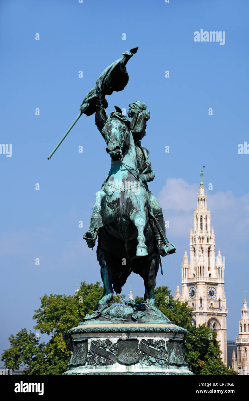 Equestrian statue of Archduke Charles, Duke of Teschen, 1771 - 1847 ...