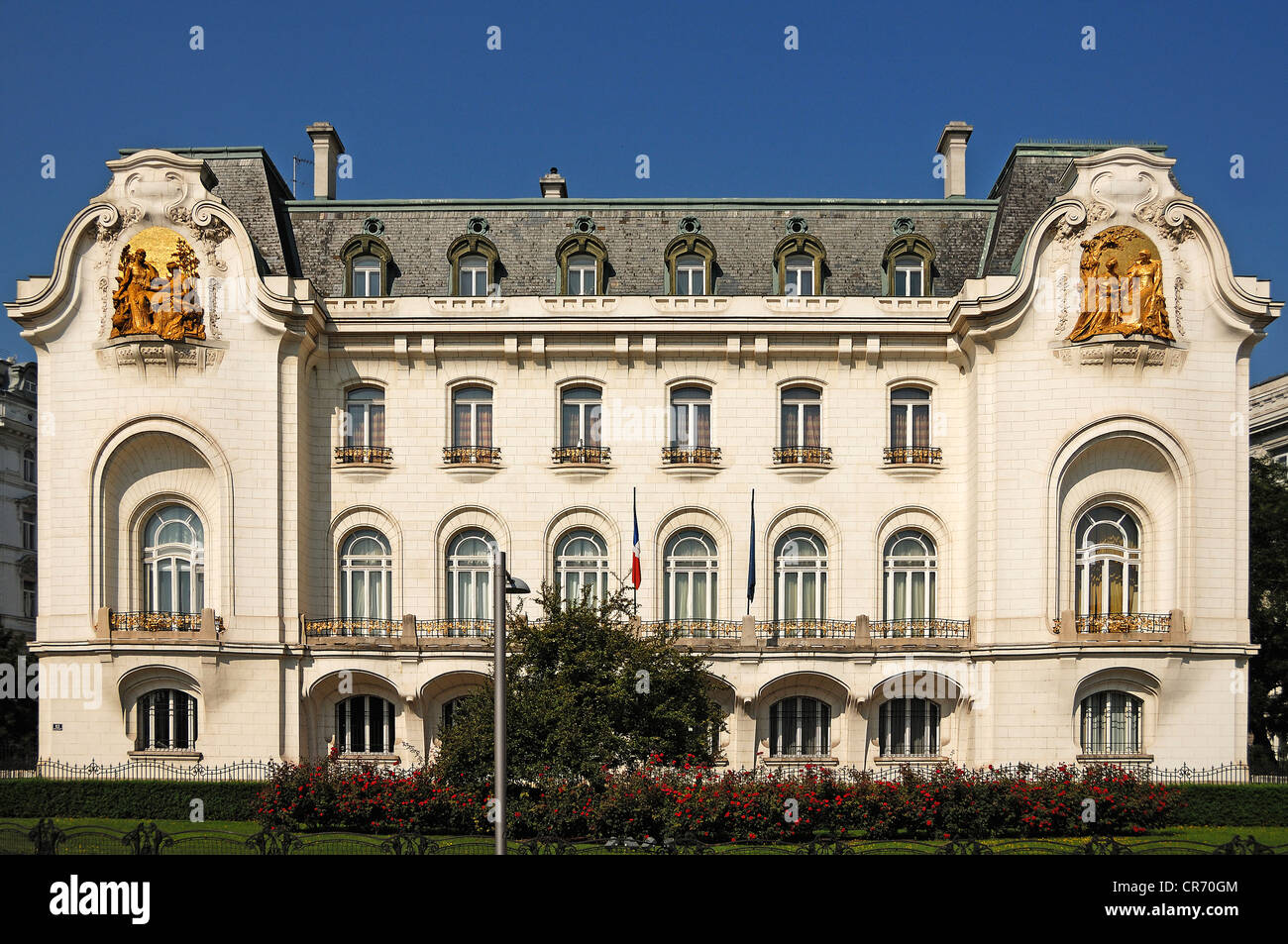 French embassy, built between 1900 and 1909, Viennese Art Nouveau style ...