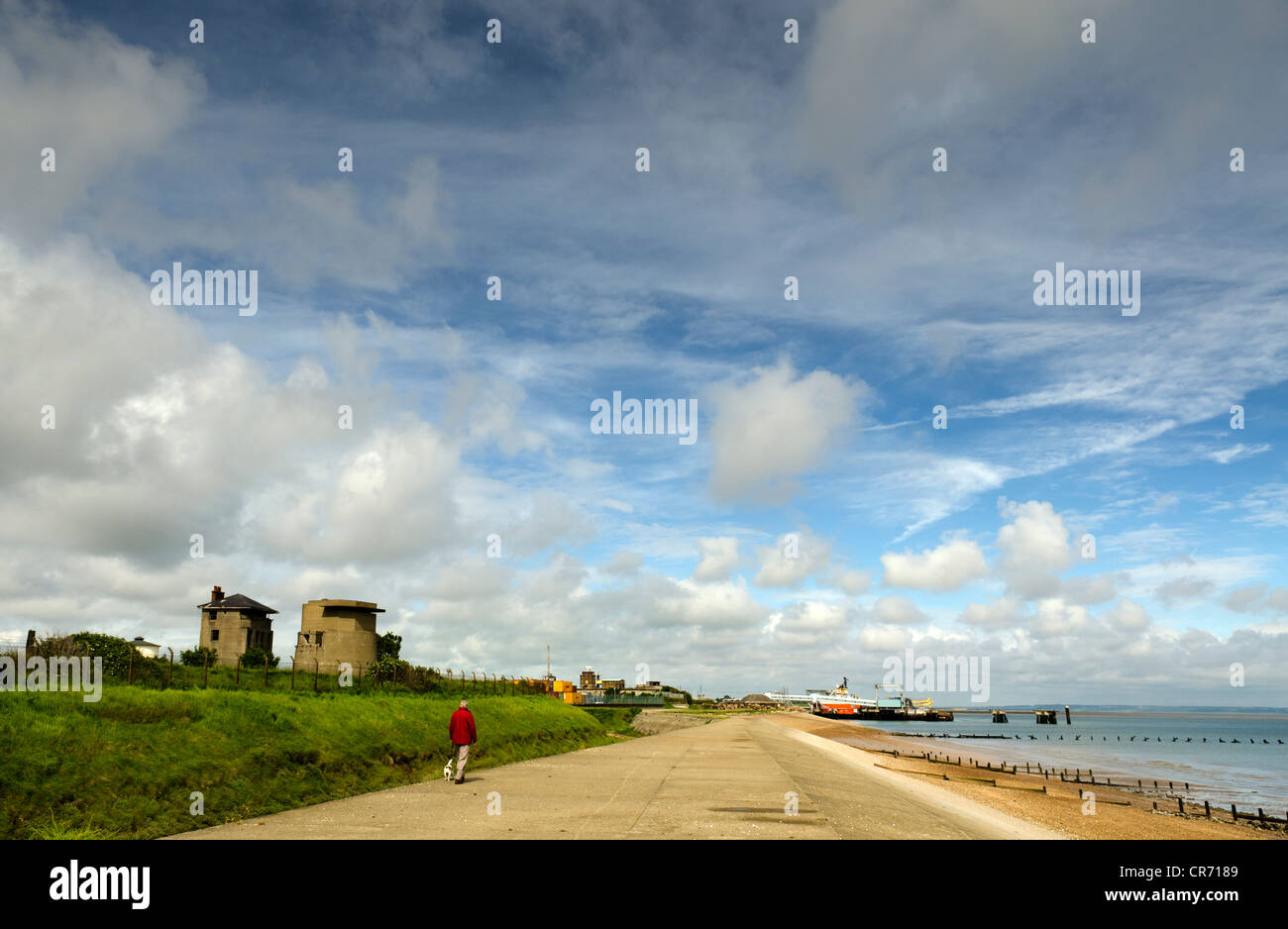 Historic strategic fortress remains Sheerness Kent Stock Photo - Alamy