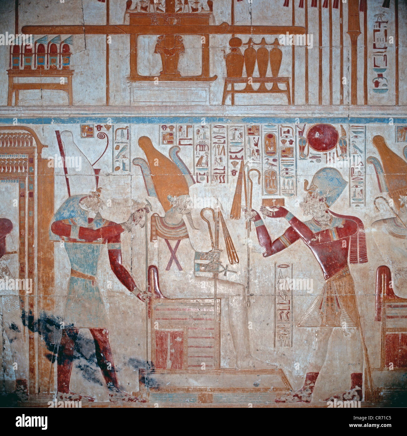 Seti I, circa 1323 - 1279 BC, King of Egypt 1290 BC - 1279 BC (19th ...