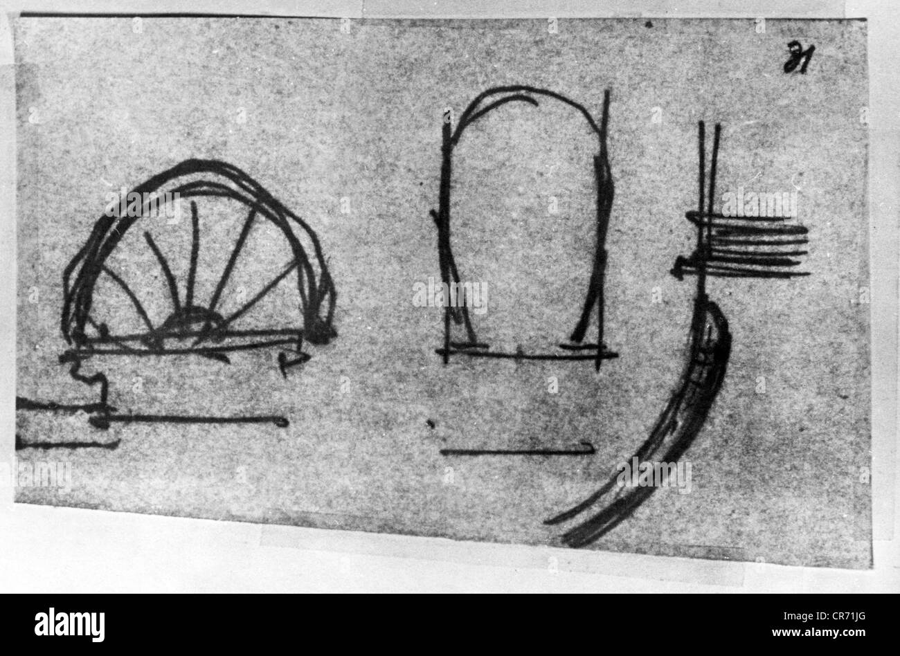 Architectural drawings historical hi-res stock photography and images ...