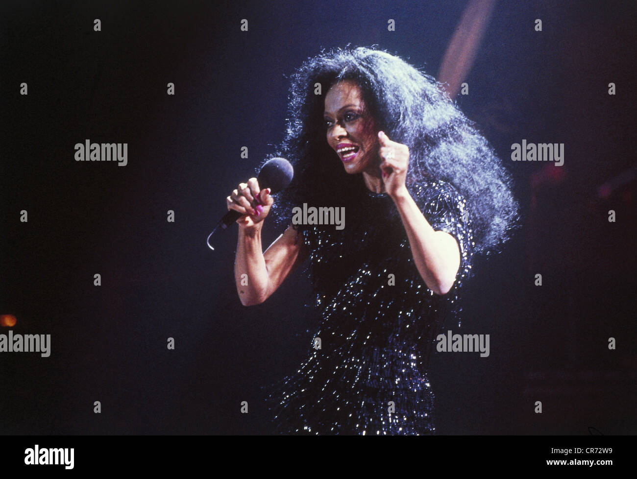 Diana ross singing hi-res stock photography and images - Alamy