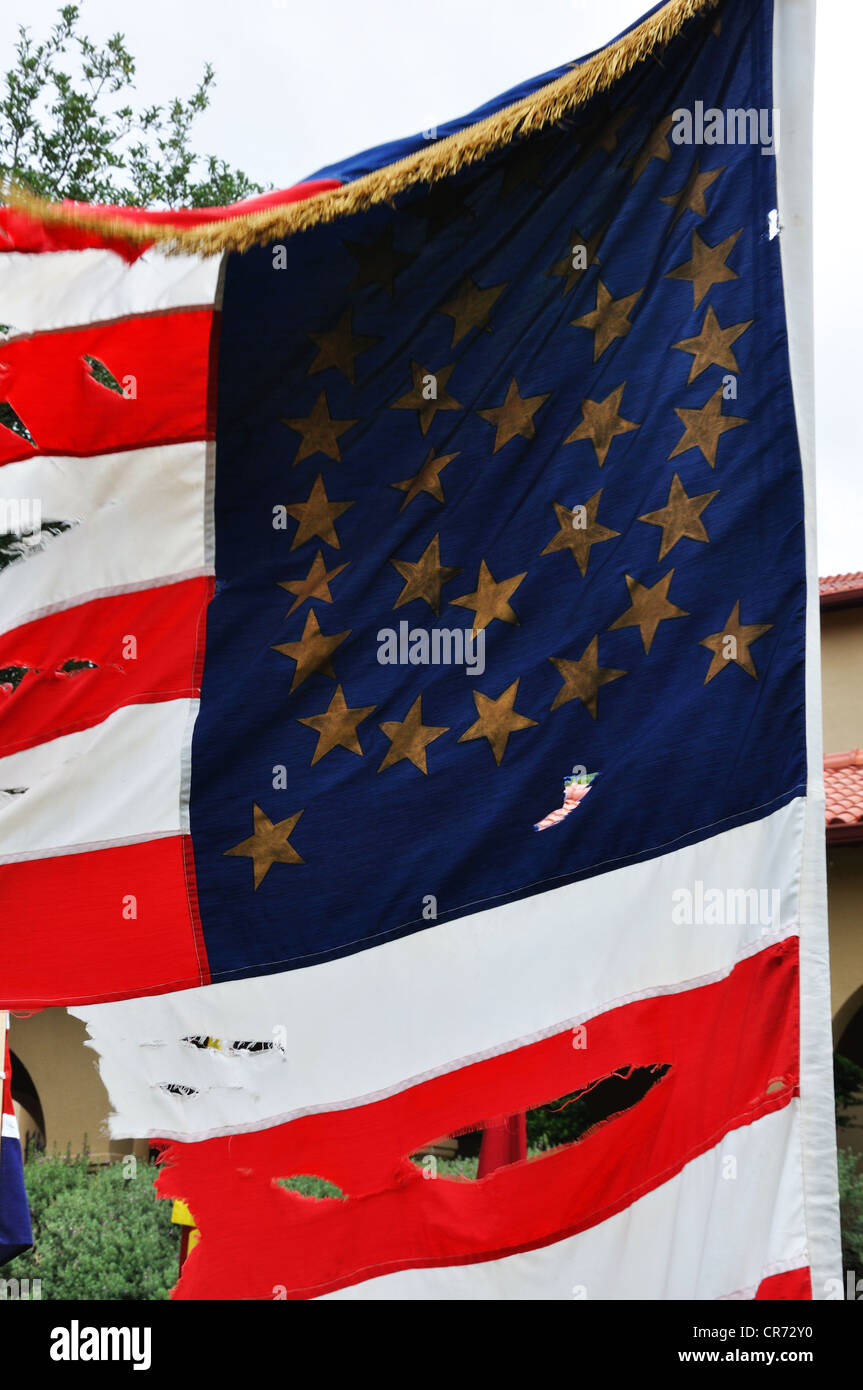 Vintage us american flag hi-res stock photography and images - Alamy