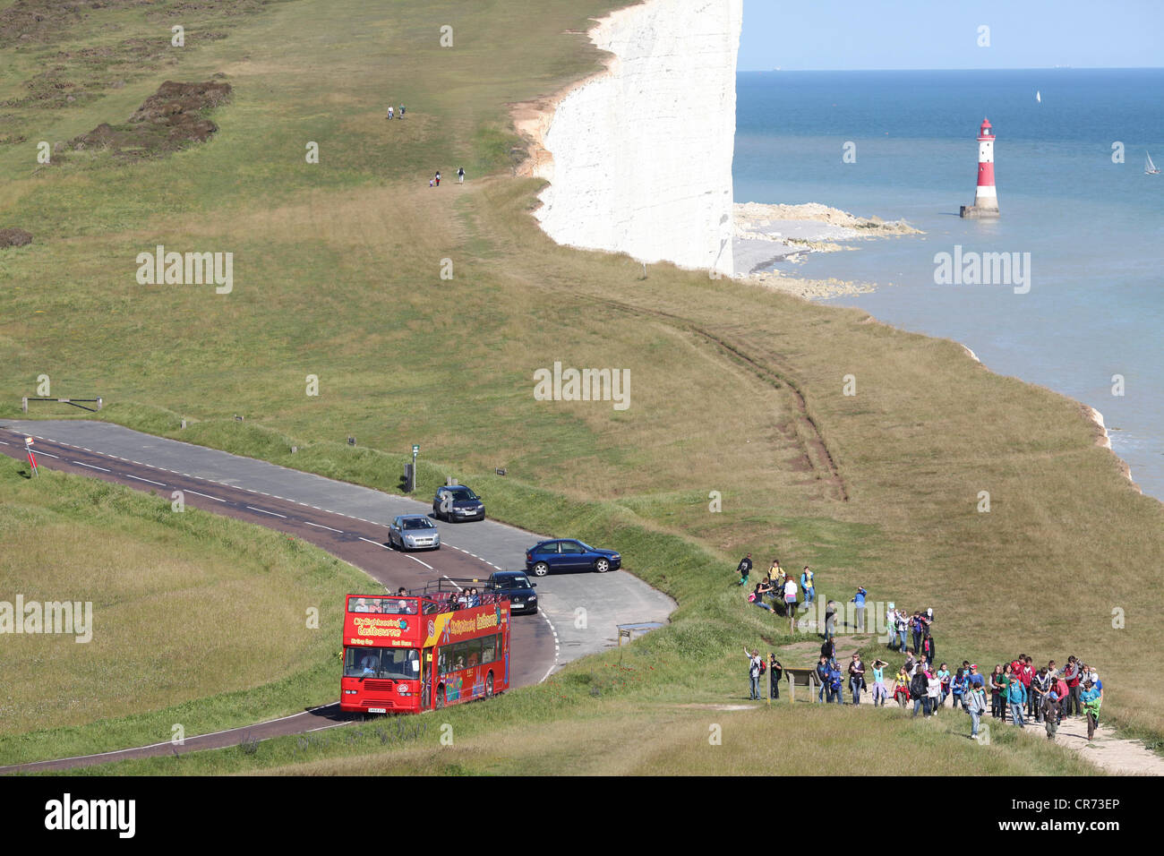Beachy head lighthouse bus hi-res stock photography and images - Alamy