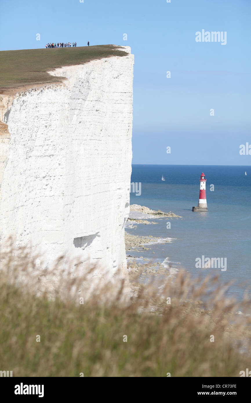 Beachy Head lighthouse and white cliffs. Picture by James Boardman ...