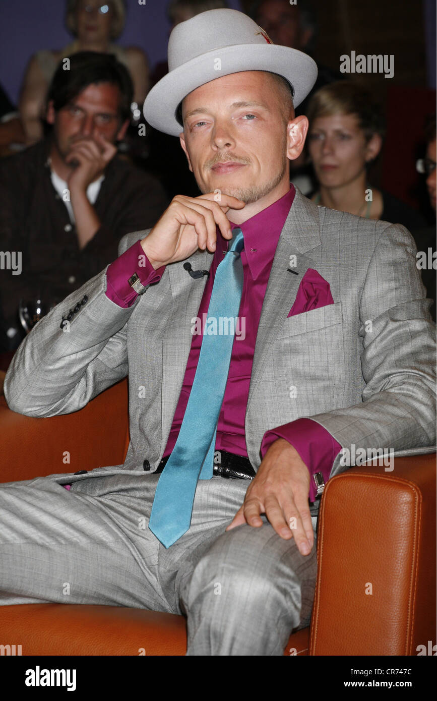 Delay, Jan, * 1976, German musician (pop singer), half length, guest in ...