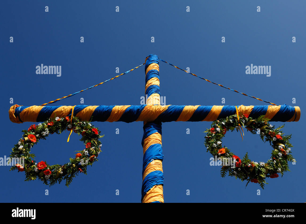 Blue yellow cross hi-res stock photography and images - Alamy