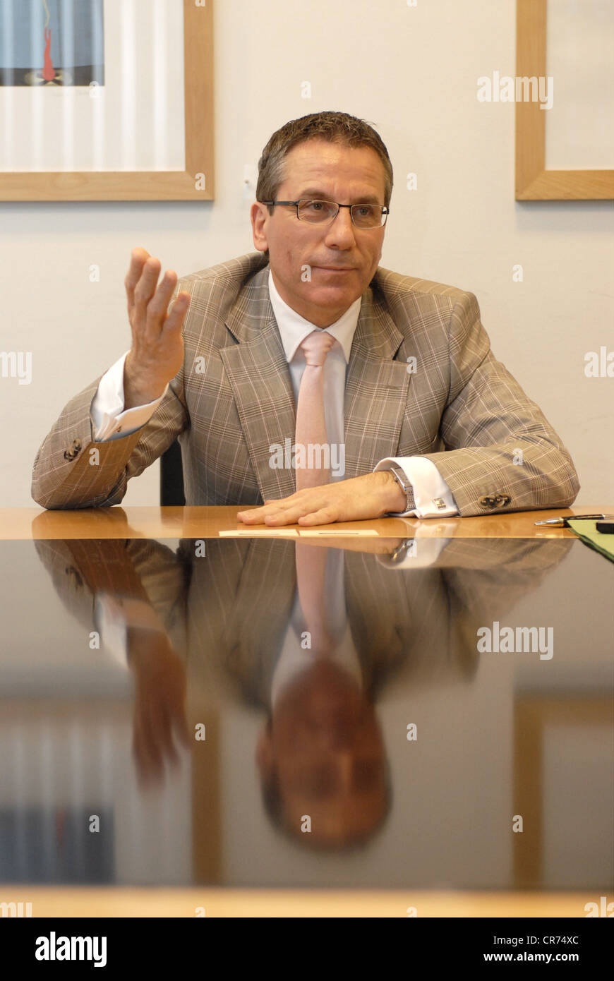 Jetter, Martin, German businessman, chief of management of IBM Germany ...