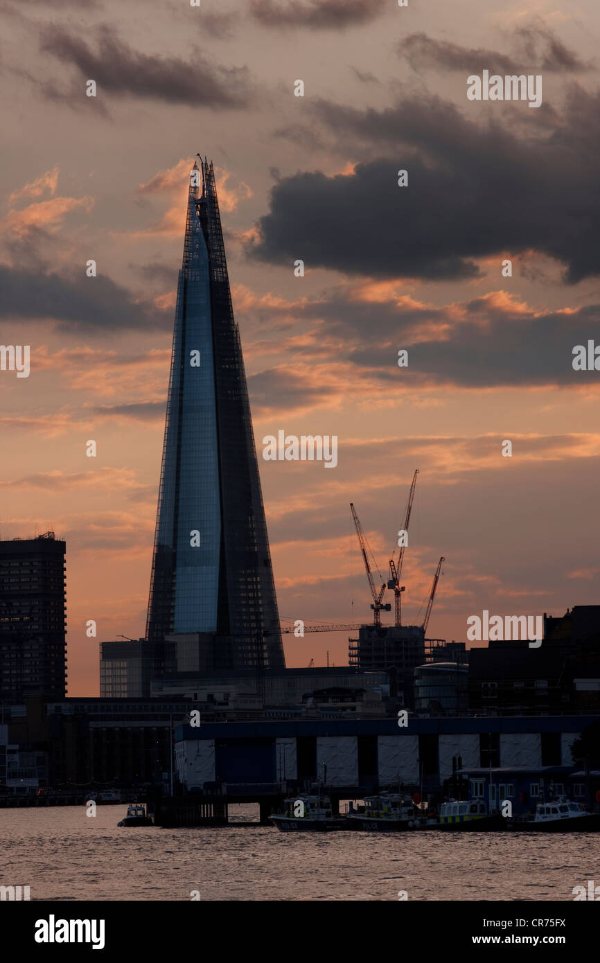 The Shard at sunset Stock Photo - Alamy