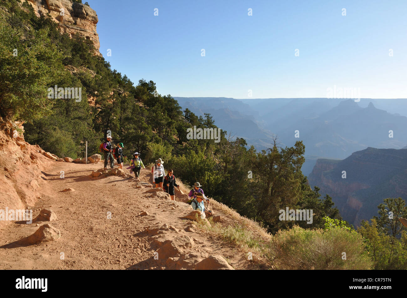 Bright Angel trail, Grand Canyon, Arizona, USA Stock Photo - Alamy