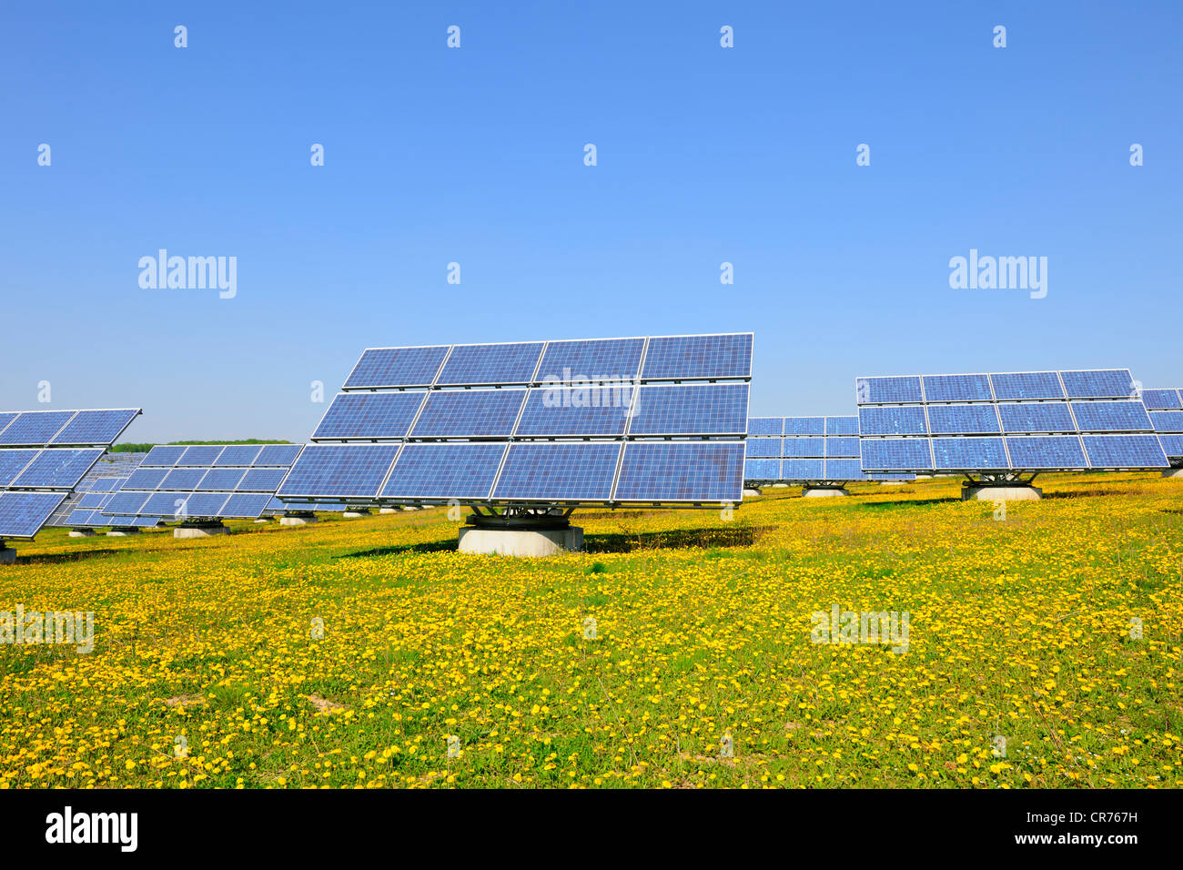 Photovoltaic system, solar panels Stock Photo - Alamy
