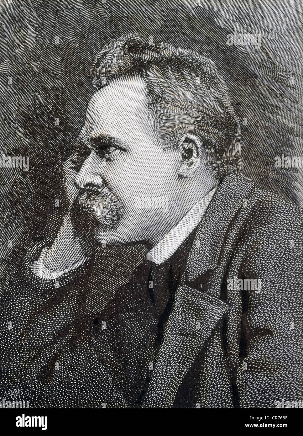 Nietzsche, Friedrich, 15.10.1844 - 25.8.1900, German philosopher ...