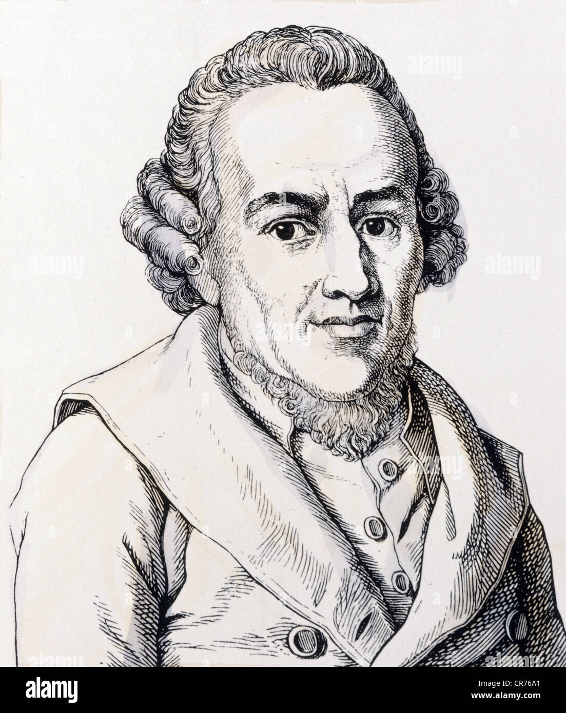 Mendelssohn, Moses, 6.9.1729 - 4.9.1788, German/Jewish philosopher ...