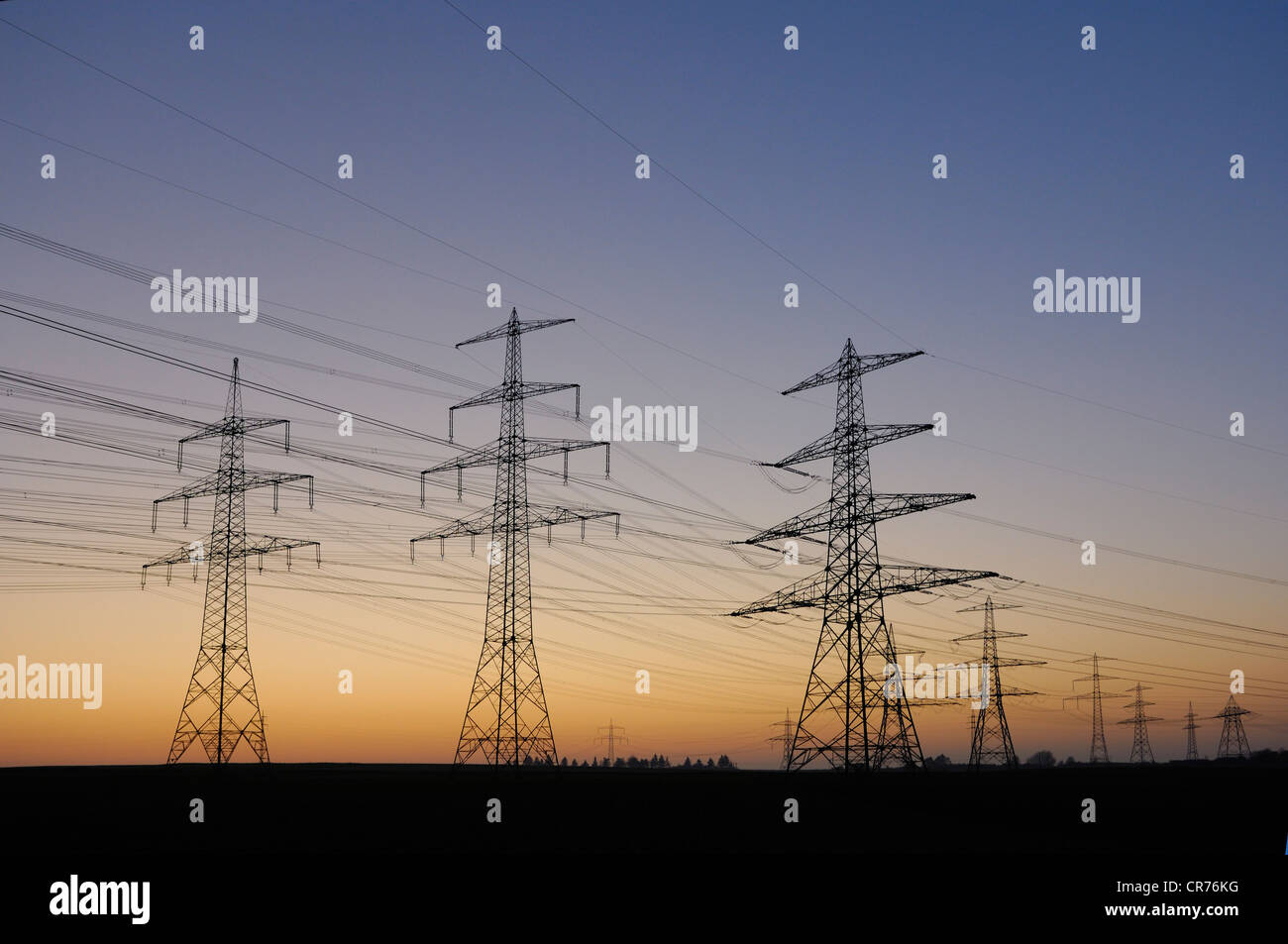 Transmission lines hi-res stock photography and images - Alamy