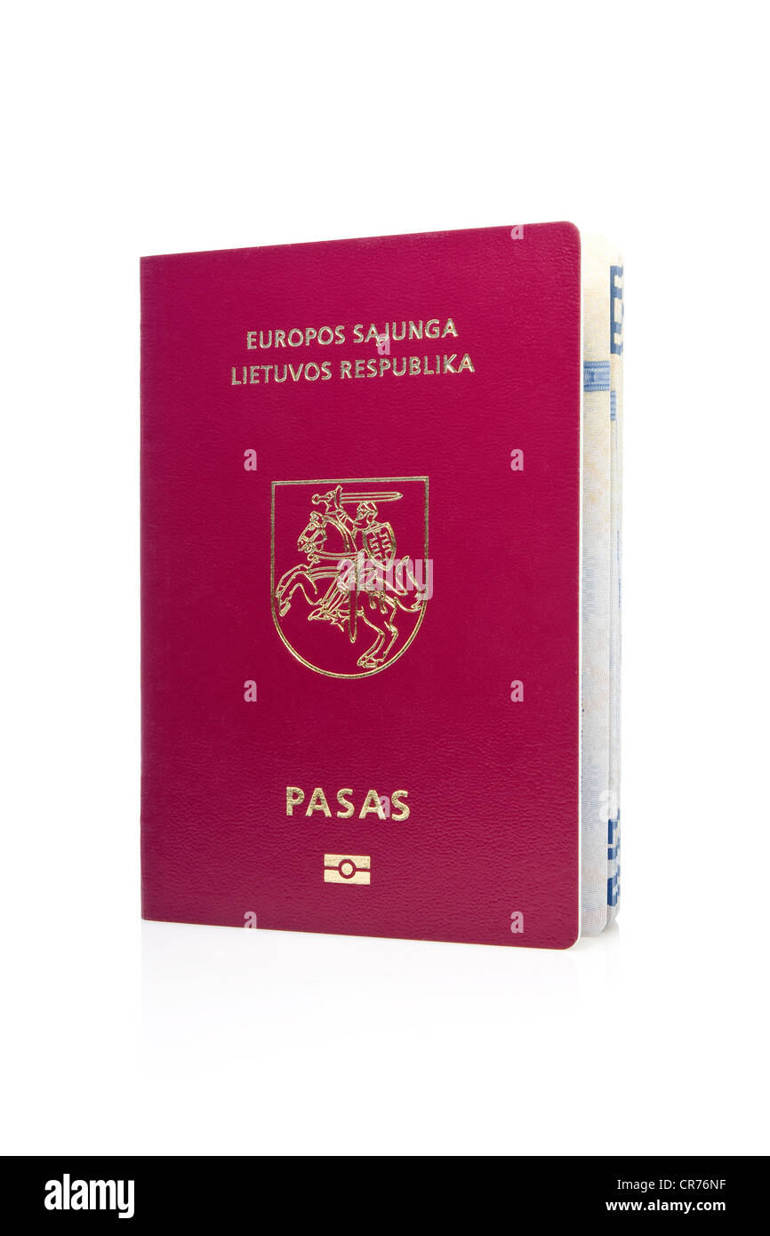 Lithuanian passport hi-res stock photography and images - Alamy