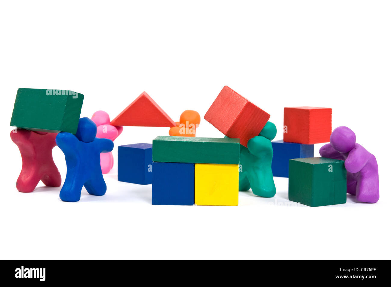Building blocks metaphor Cut Out Stock Images & Pictures - Alamy