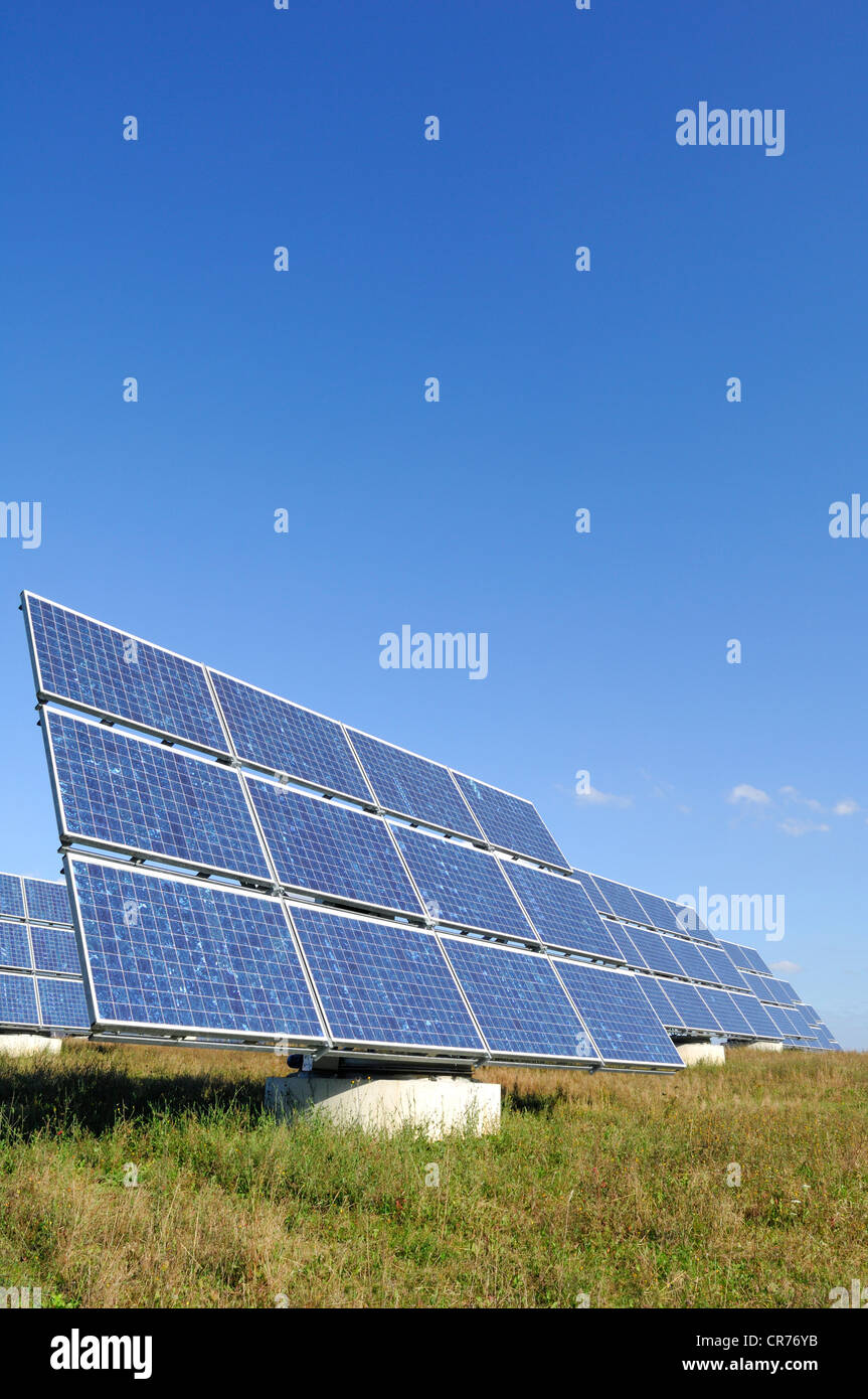 Solar energy plant Stock Photo - Alamy