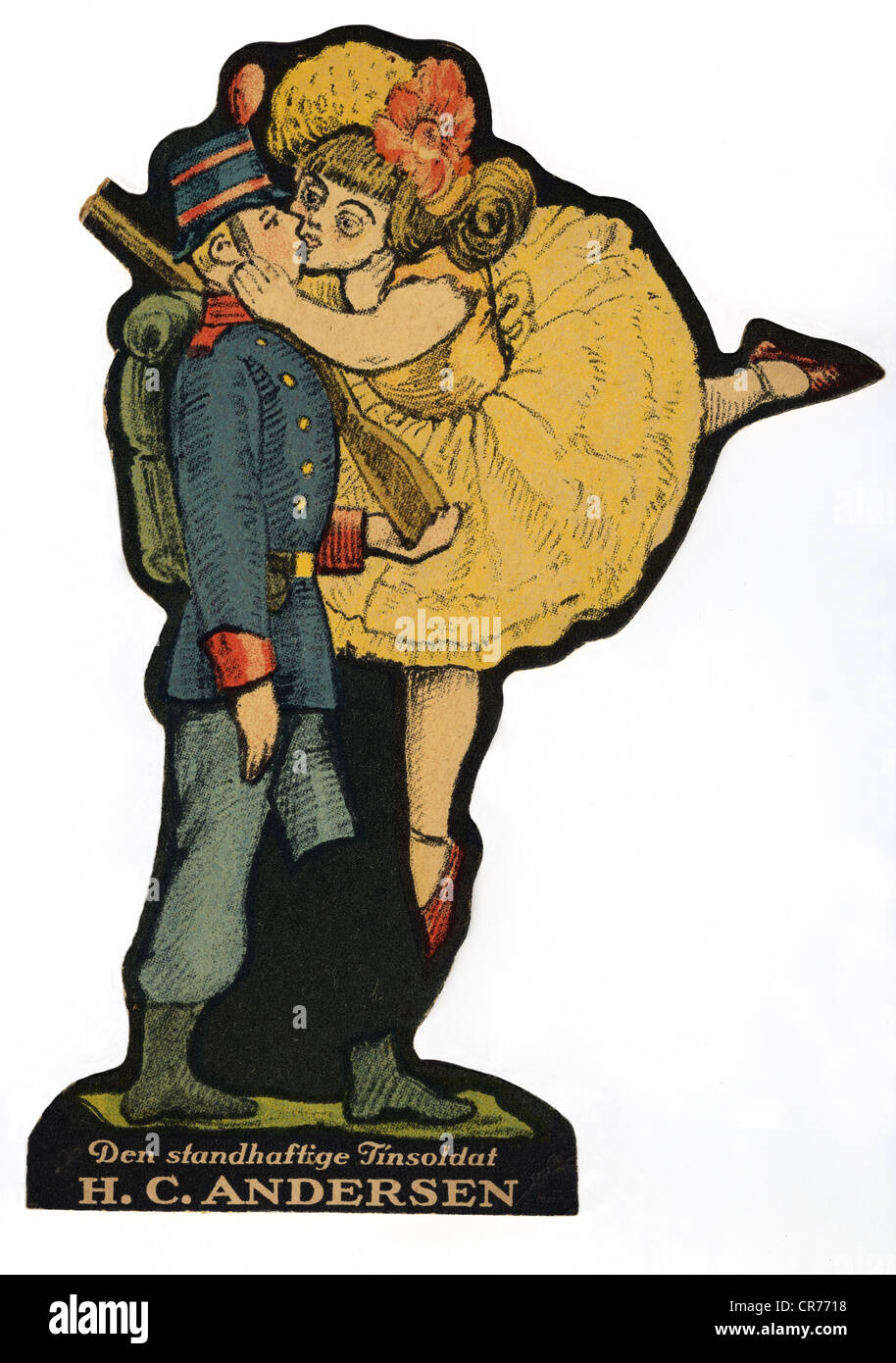 Andersen, Hans Christian, danish poet and author, danish advertising ...