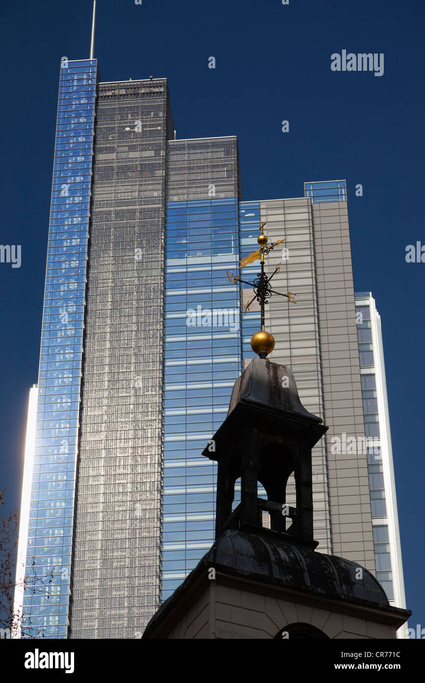 St Helen's Bishopsgate, with the Heron Building in background 2, City ...