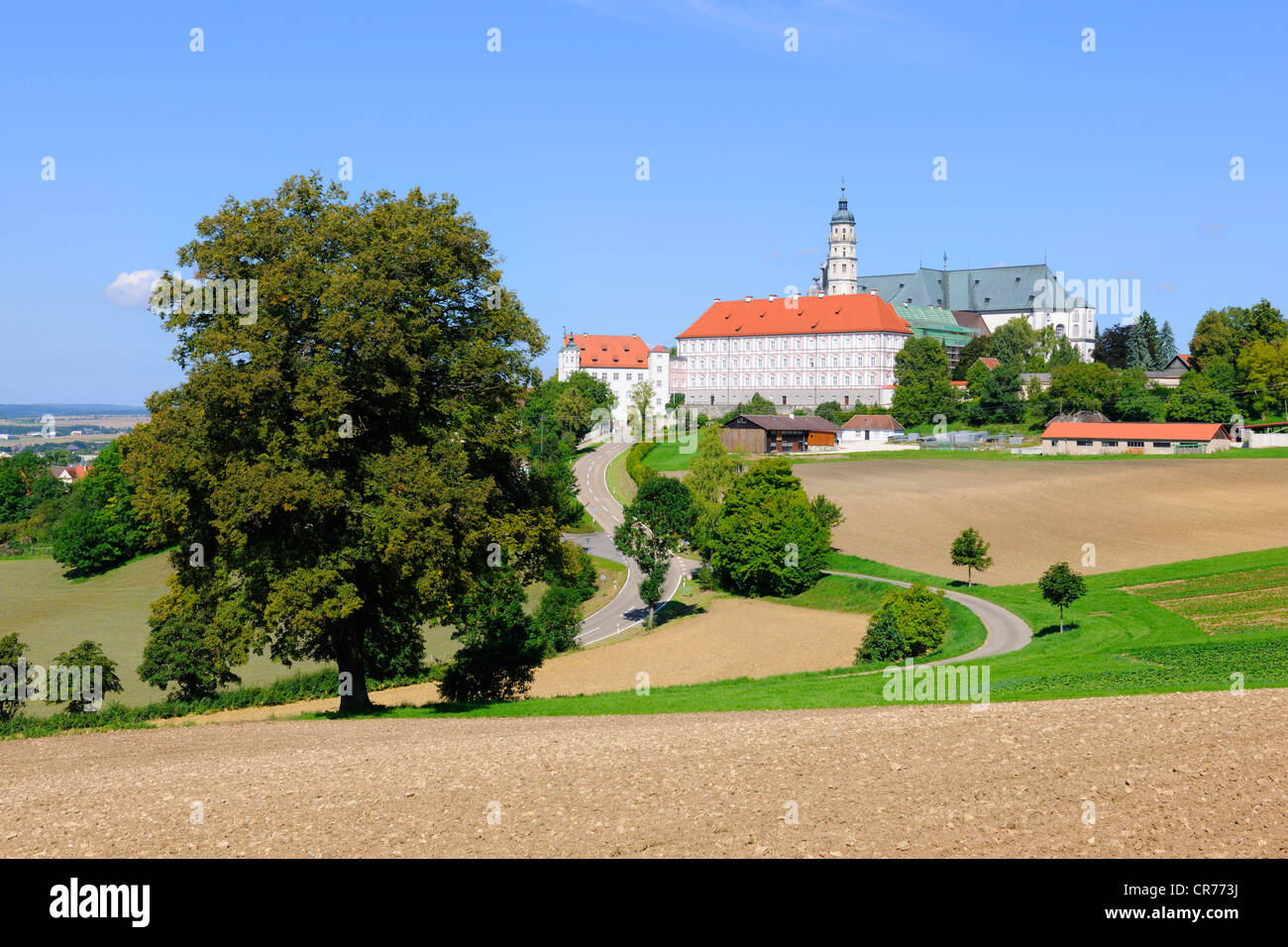 Benedictine Abbey Abtei Neresheim, Neresheim, Baden-Wuerttemberg ...