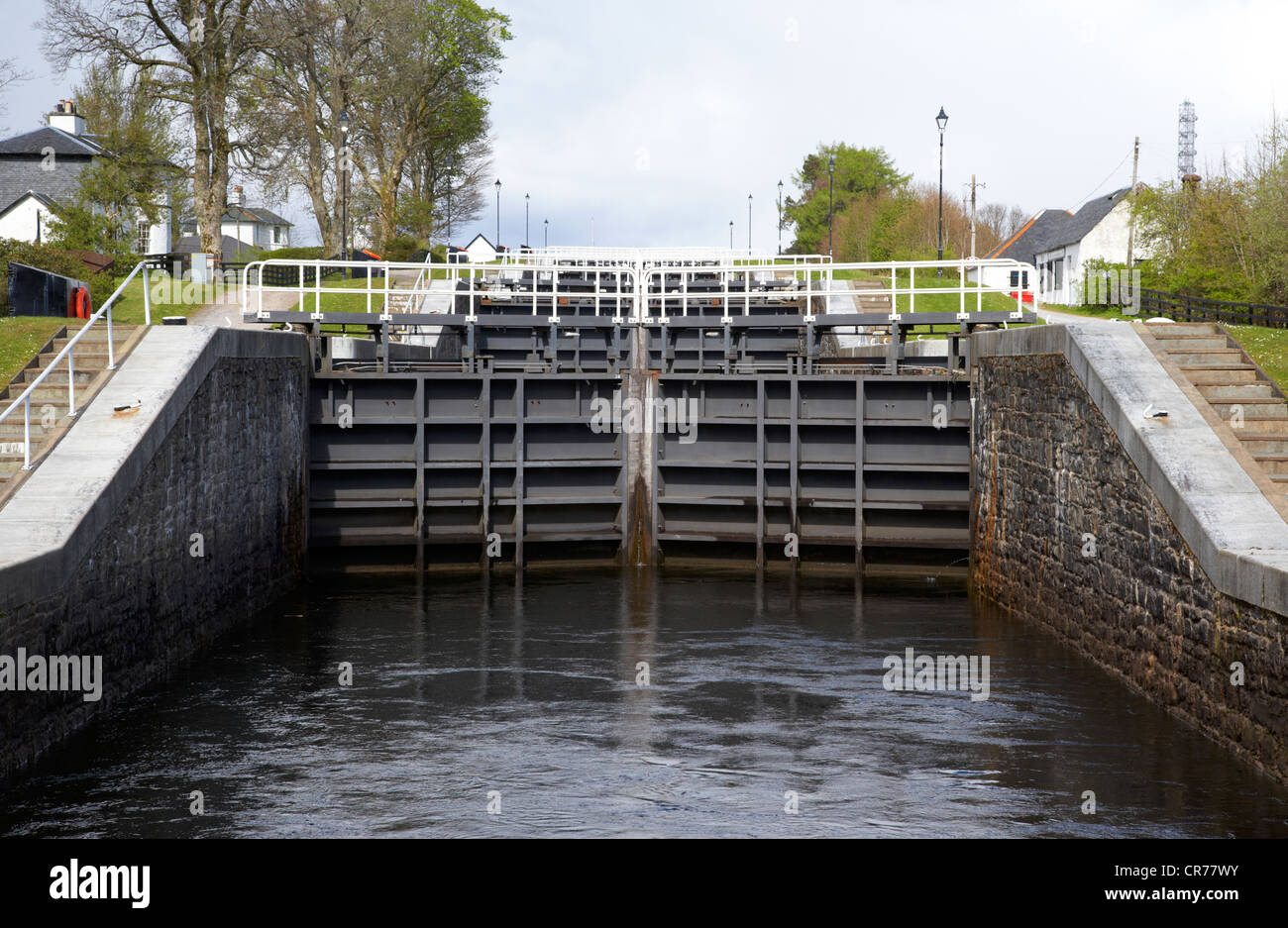 neptunes staircase series of locks on the caledonian canal near fort ...