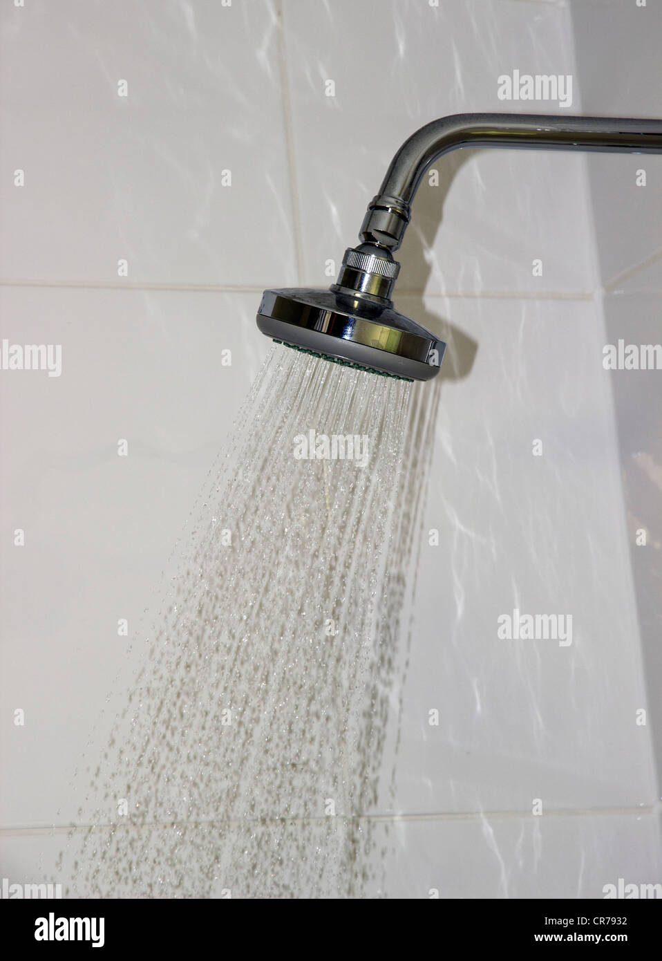 Power Shower Head in use, Dorset, England, UK Stock Photo - Alamy