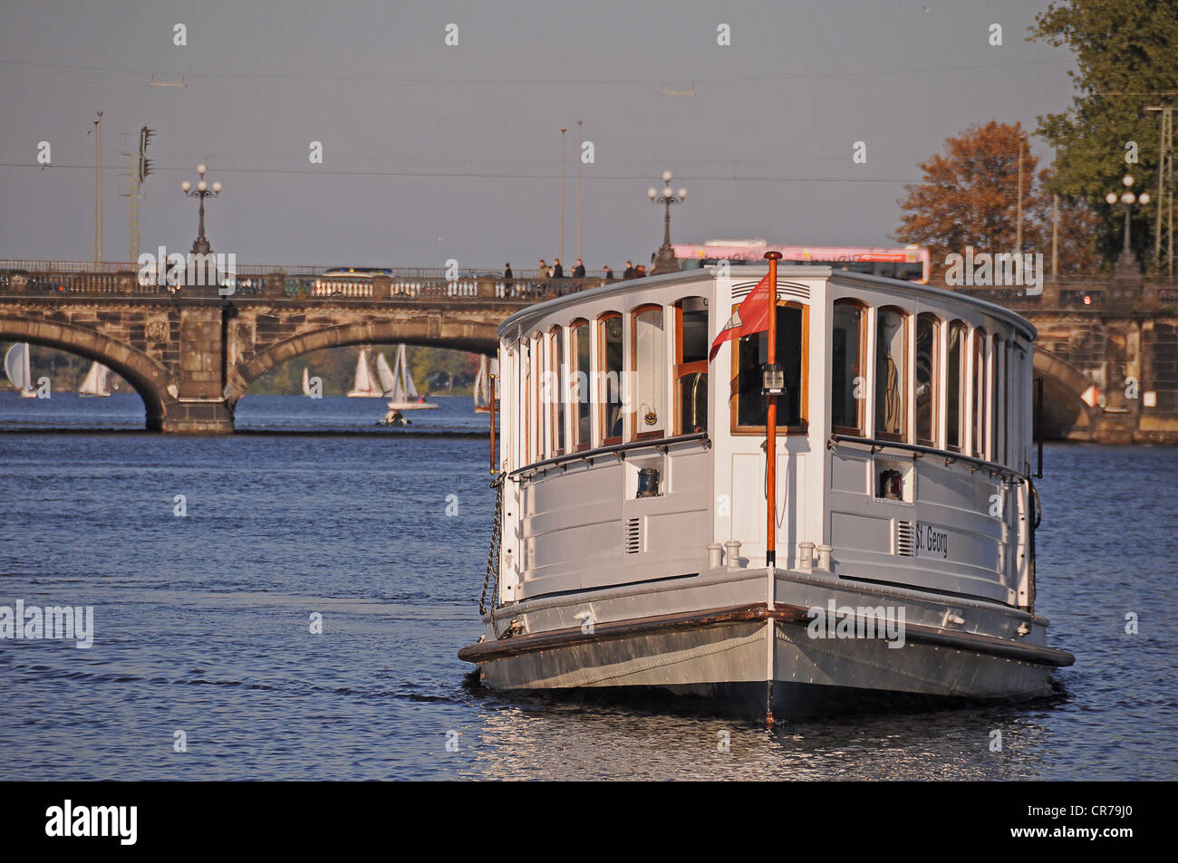 Excursion boat on the alster river hi-res stock photography and images ...