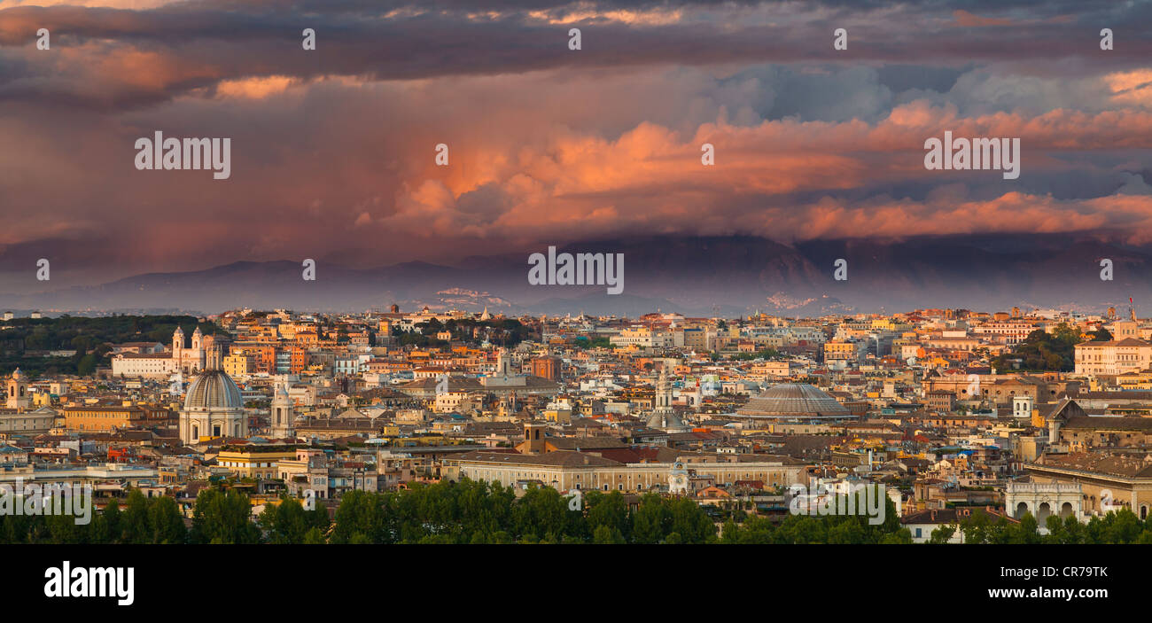 Rome sunset janiculum hi-res stock photography and images - Alamy