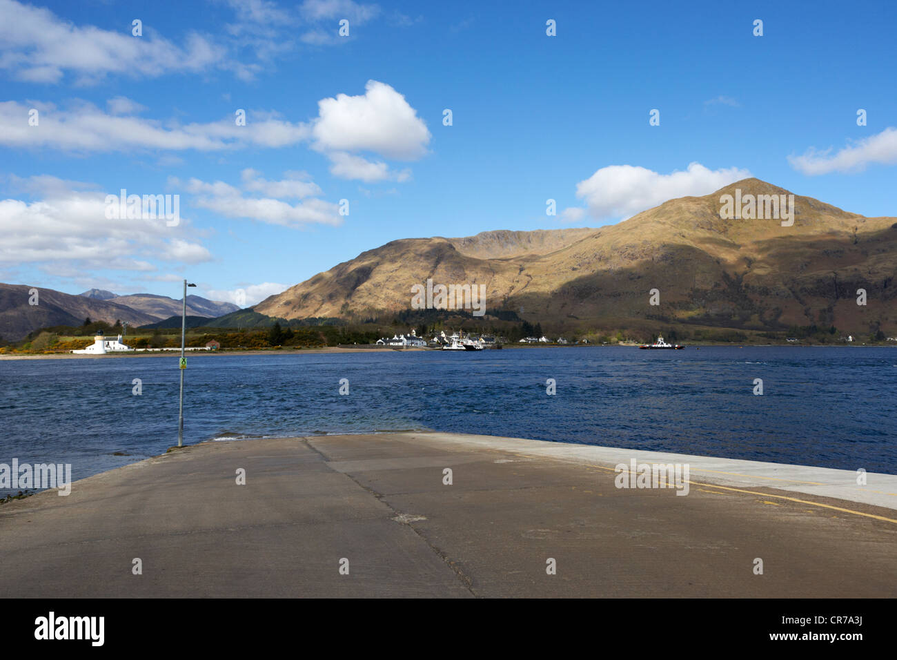 slipway for the corran ferry across loch linnhe highland highlands ...
