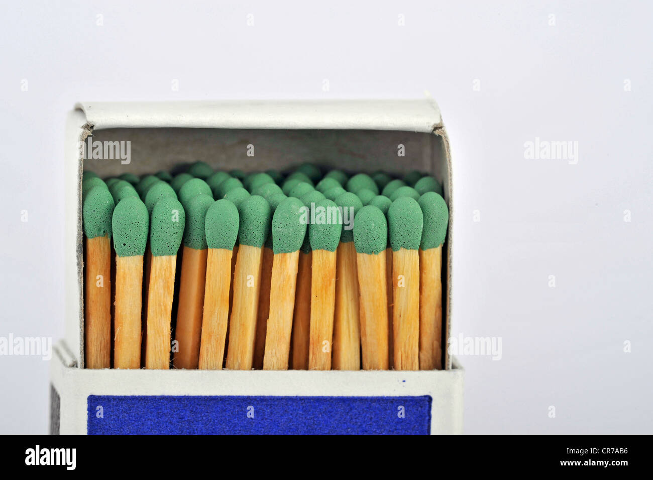 Matches in a matchbox Stock Photo - Alamy