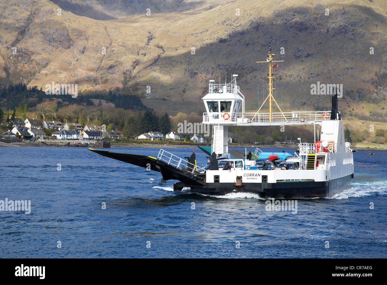 corran ardgour ferry across loch linnhe highland highlands scotland ...