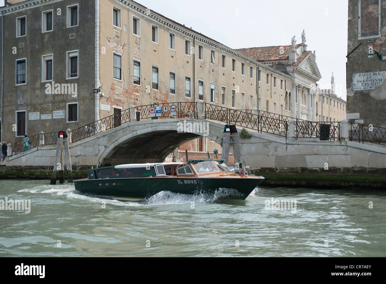Venetian water taxi hi-res stock photography and images - Alamy