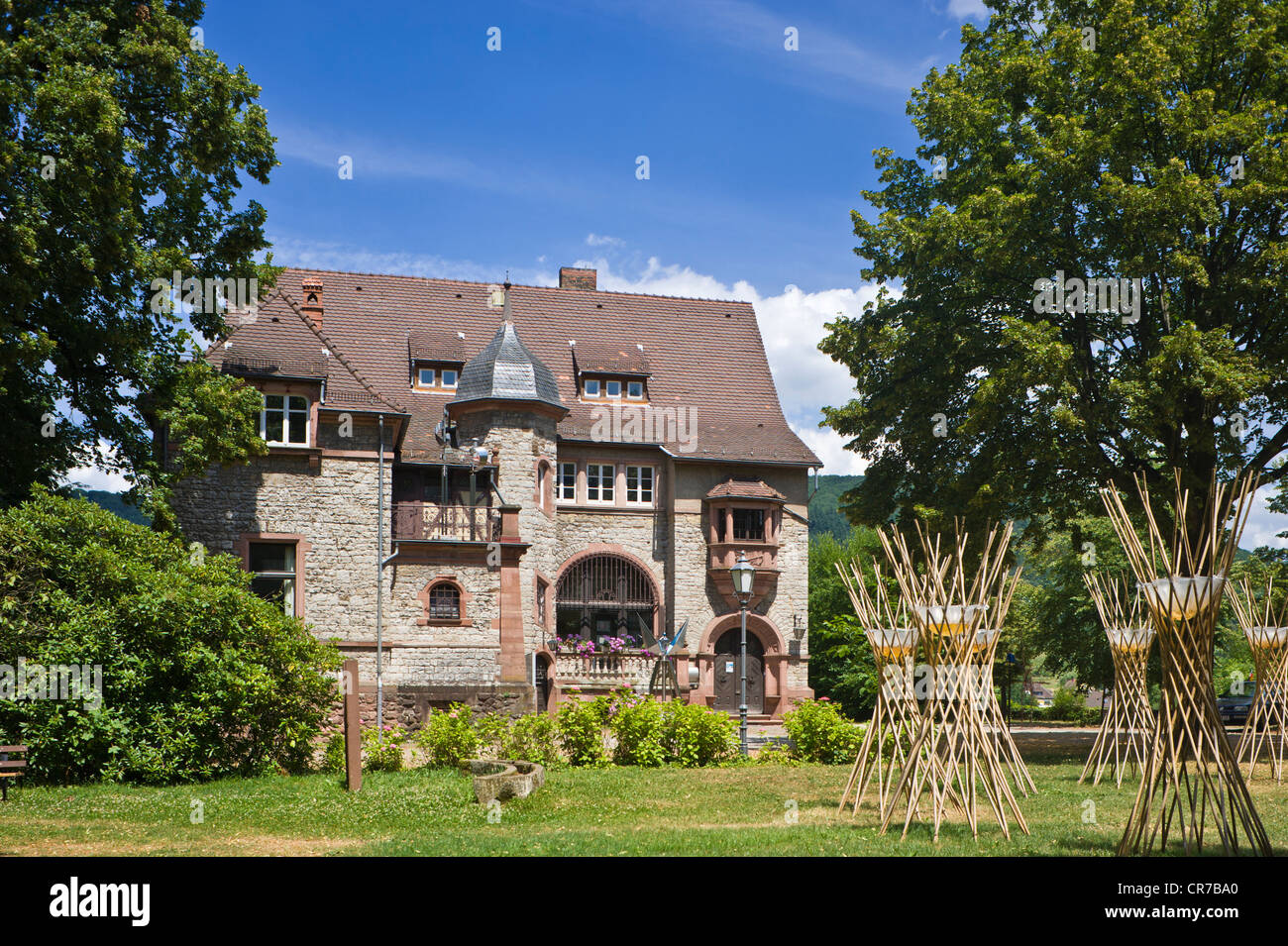Villa Menzer, Neckargemuend, Baden-Wuerttemberg, Germany, Europe Stock ...