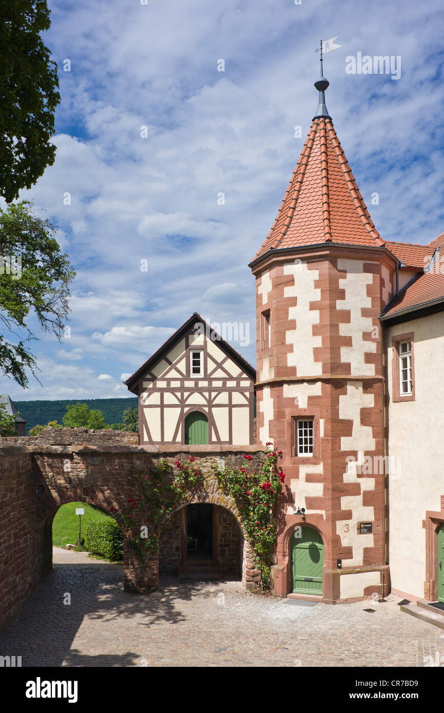 Kommandantenhaus or commander's house, Bergfeste Dilsberg castle ...